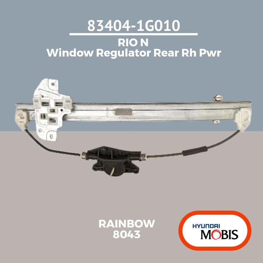 Window Regulator Rear Rh Pwr for KIA Rio N [Mobis Original] Part ...