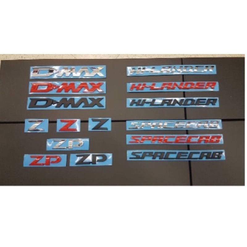 LOGO Hilander Hi-Lander Isuzu D-MAX 2020 Red Lettered On The Door ...