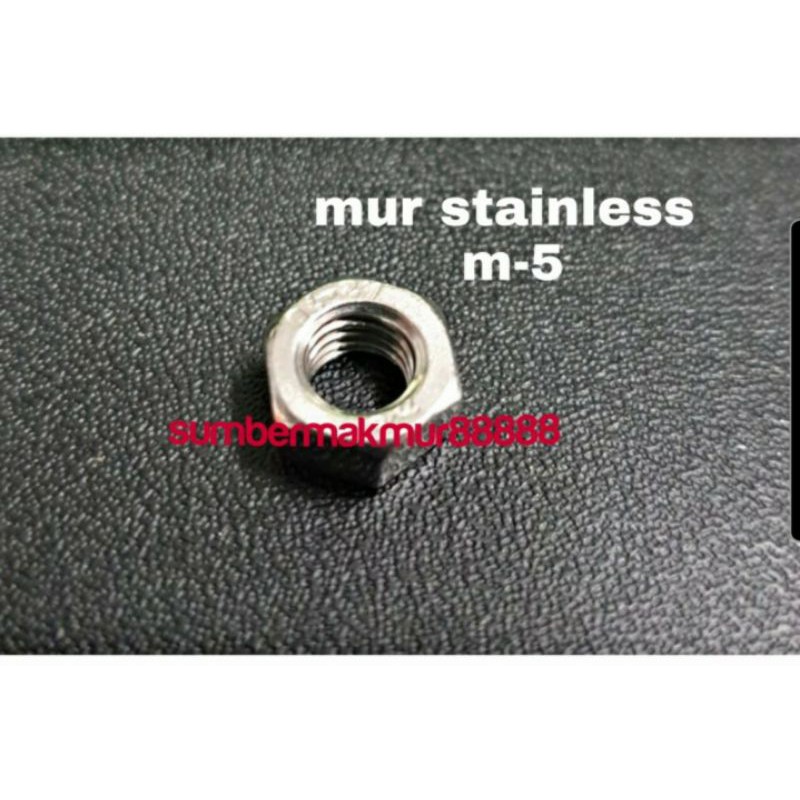 M5 ss304 stainless hexagon nut | Shopee Philippines