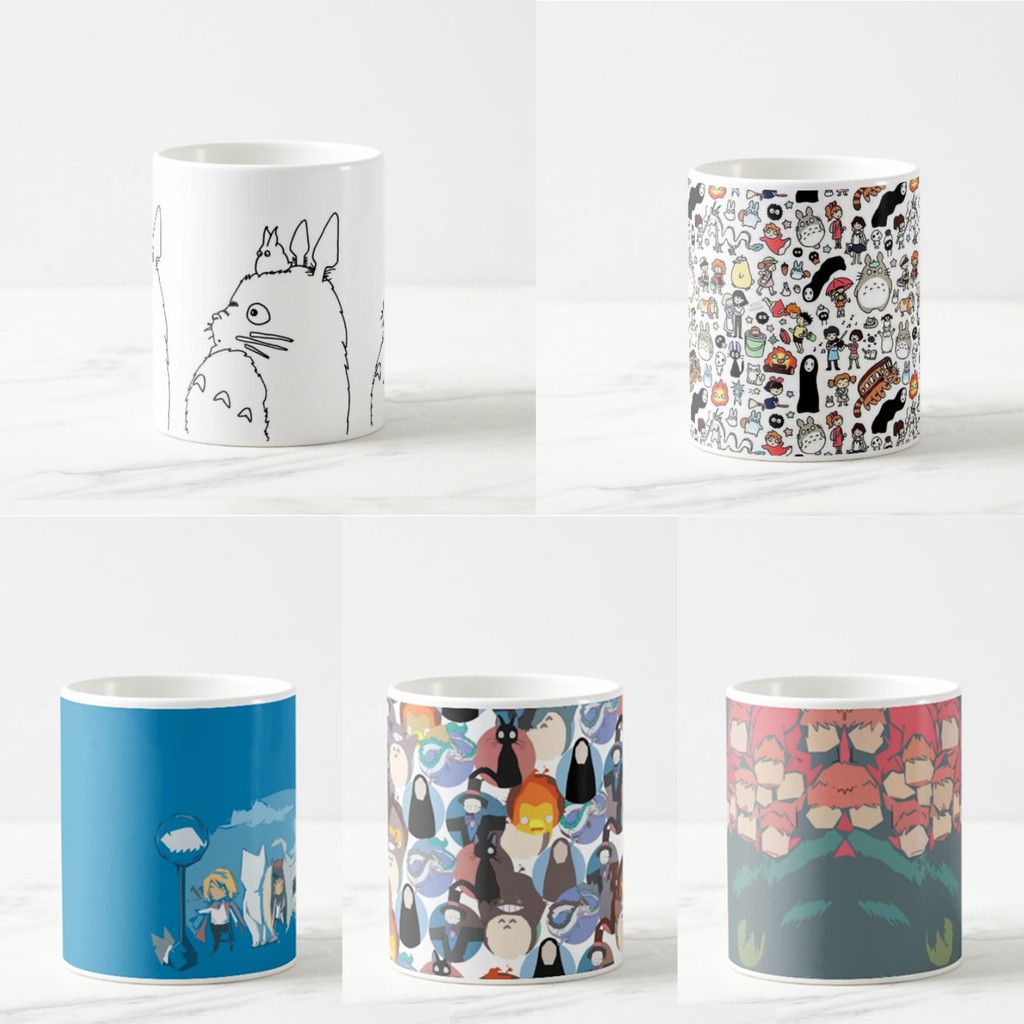 Da Mug Republic Studio Ghibli 11oz Ceramic Mug Set | Shopee Philippines