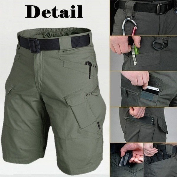 【COD】Ready Stock Waterproof Cargo Shorts Mens Cargo Pants 6 Packet ...