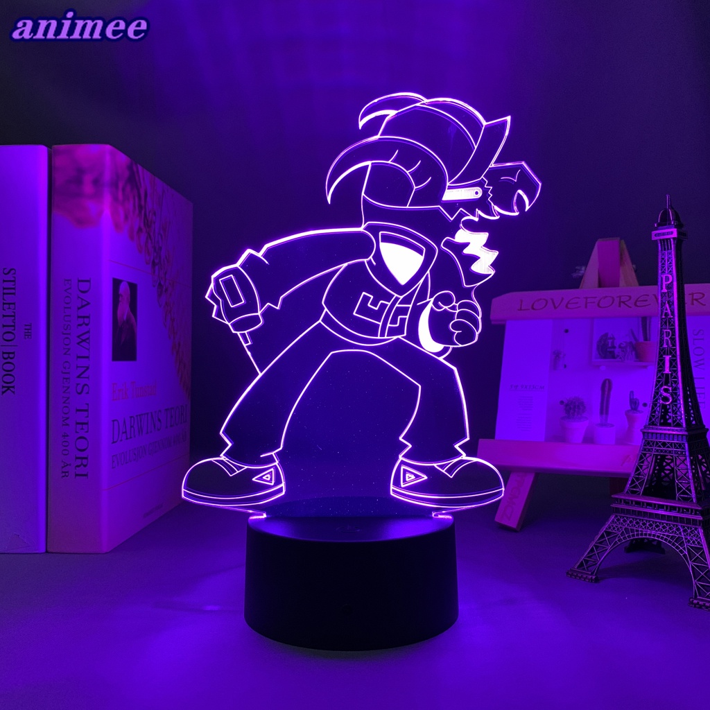 Led Light Game Friday Night Funkin Tabi Figure for Child Bedroom ...