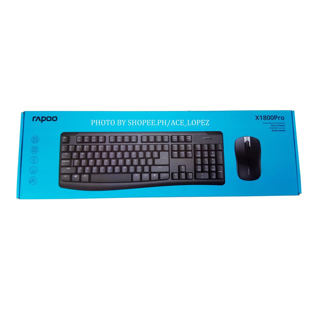 Rapoo X1800 Pro Wireless Keyboard And Mouse Als2127 Shopee Philippines