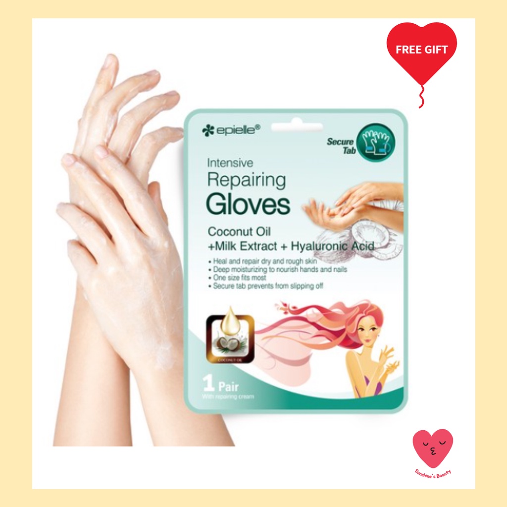 [epielle] Coconut Oil Hand Mask Gloves – Deep Moisture & Repair for Dry ...