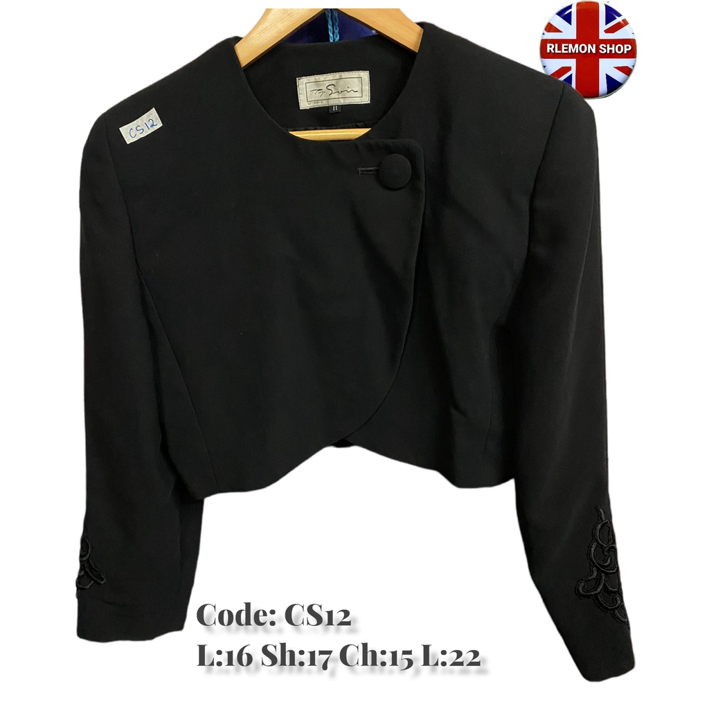 Crop Formal Suit Business Coat, Women's | Shopee Philippines