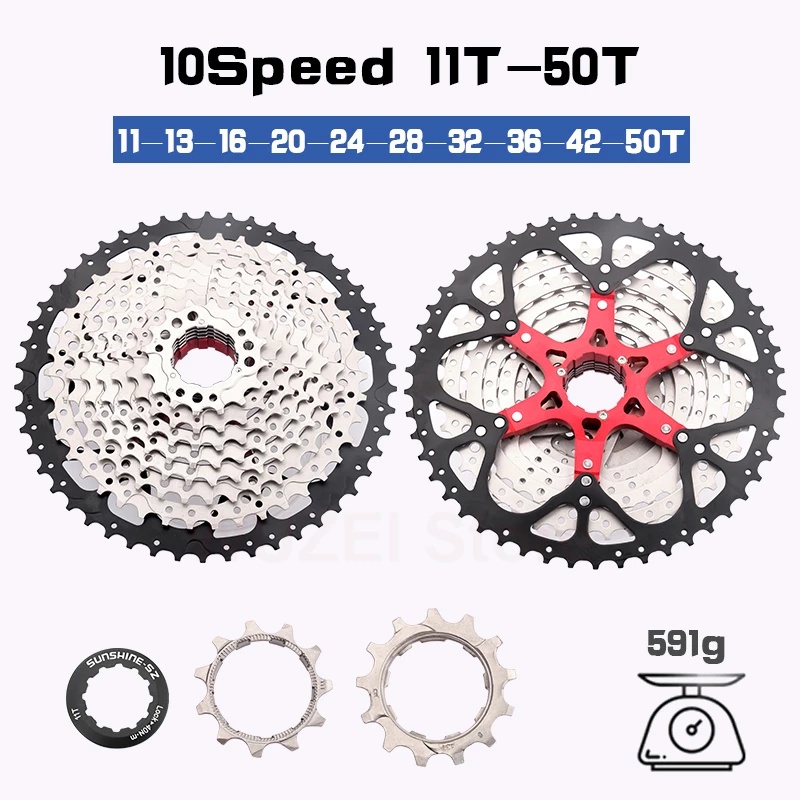 SUNSHINE 8 9 10 11 12 Speed Cogs MTB Mountain Bike Road Bike Cassette ...