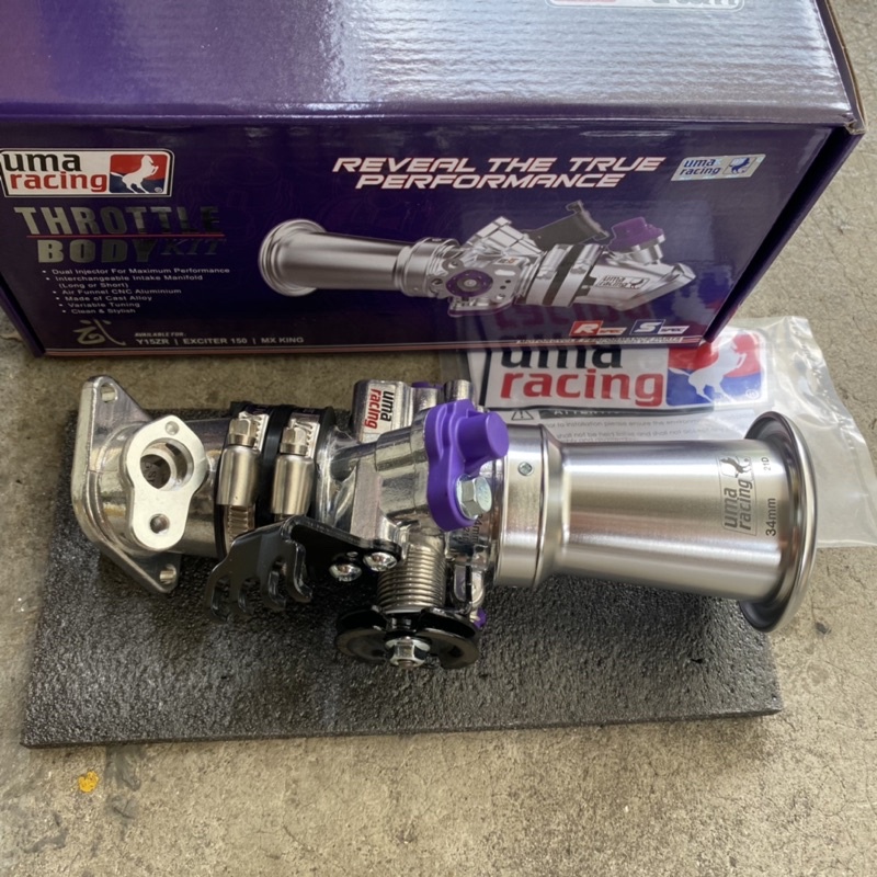 Uma Racing Racing Throttle Body Kit 32/34mm Y15/Exiter 150 /MX King ...