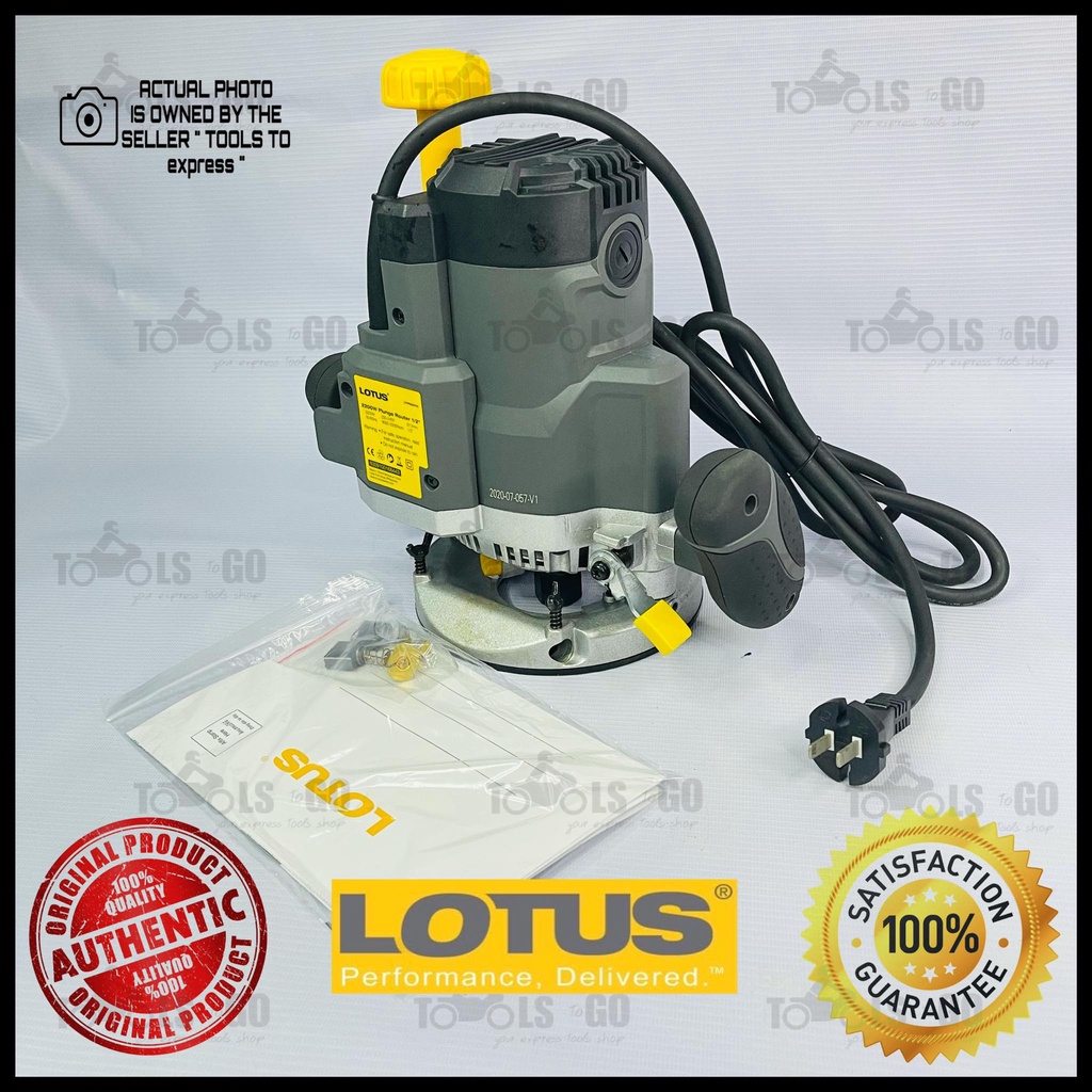 LOTUS 1/2" Plunge Router Collet LTPR2200X (2200W) | Shopee Philippines