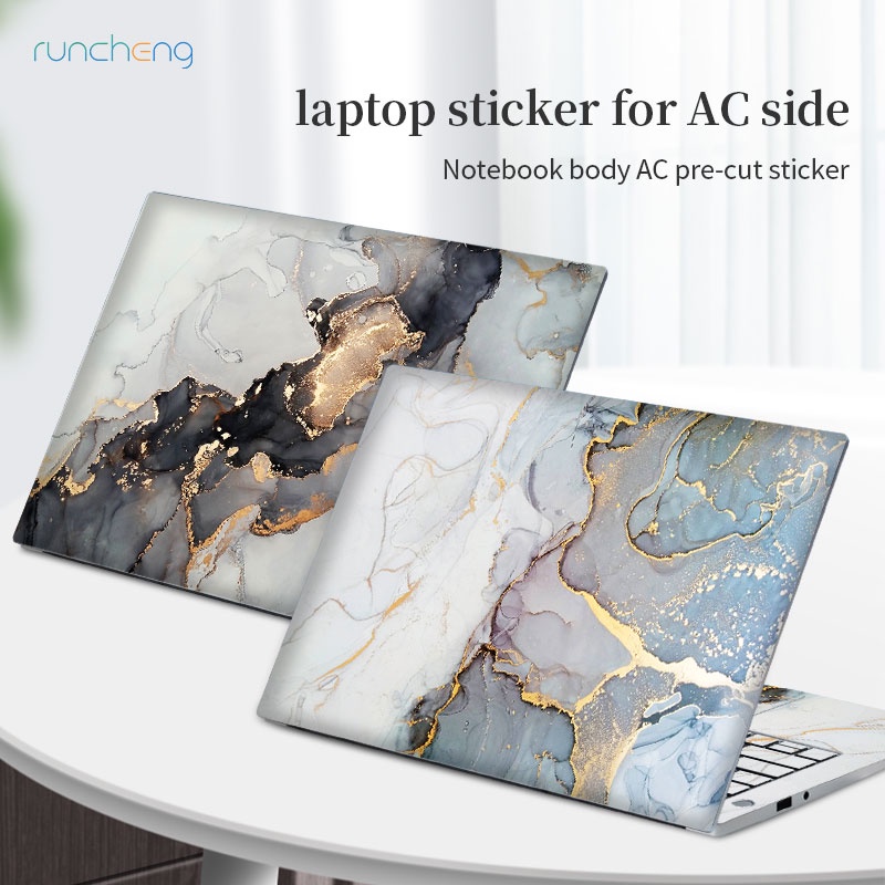 Marble laptop skins laptop skin in stickers & skins custom made decal ...