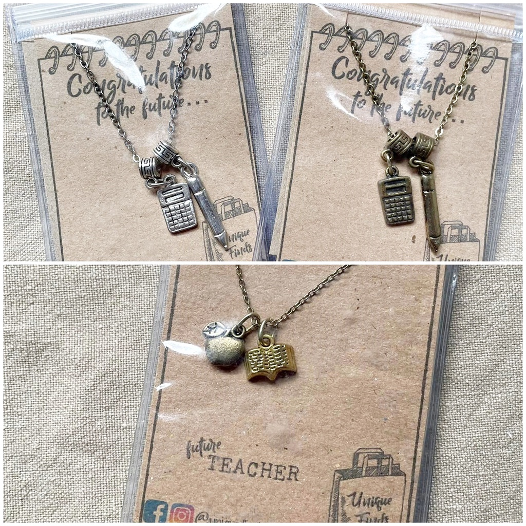 Accountant CPA Auditor Teacher Necklace | profession jewelry ...