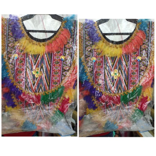 Bagobo costume or katutubo native filipino costume atiatihan | Shopee ...