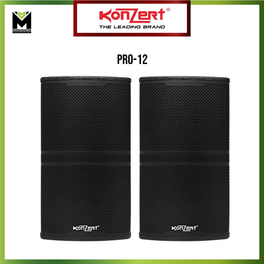 Konzert PRO-12 Professional 12 inch 2 Way Loudspeaker 800W | Shopee ...