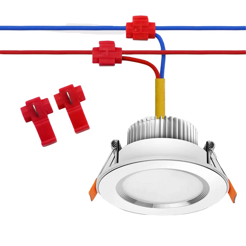 10pcs 0.5-1.5mm wire quick break free terminal block Red connector wire ...