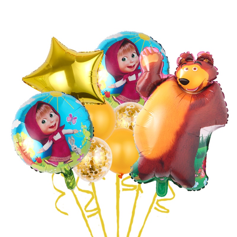 Masha and The Bear Theme Party Supplier Masha and The Bear Party ...