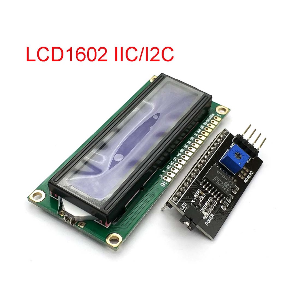 LCD Module Blue / Green Screen IIC/I2C 1602 For Uno 1602 LCD UNO R3 Mega2560 No Welding | Shopee ...