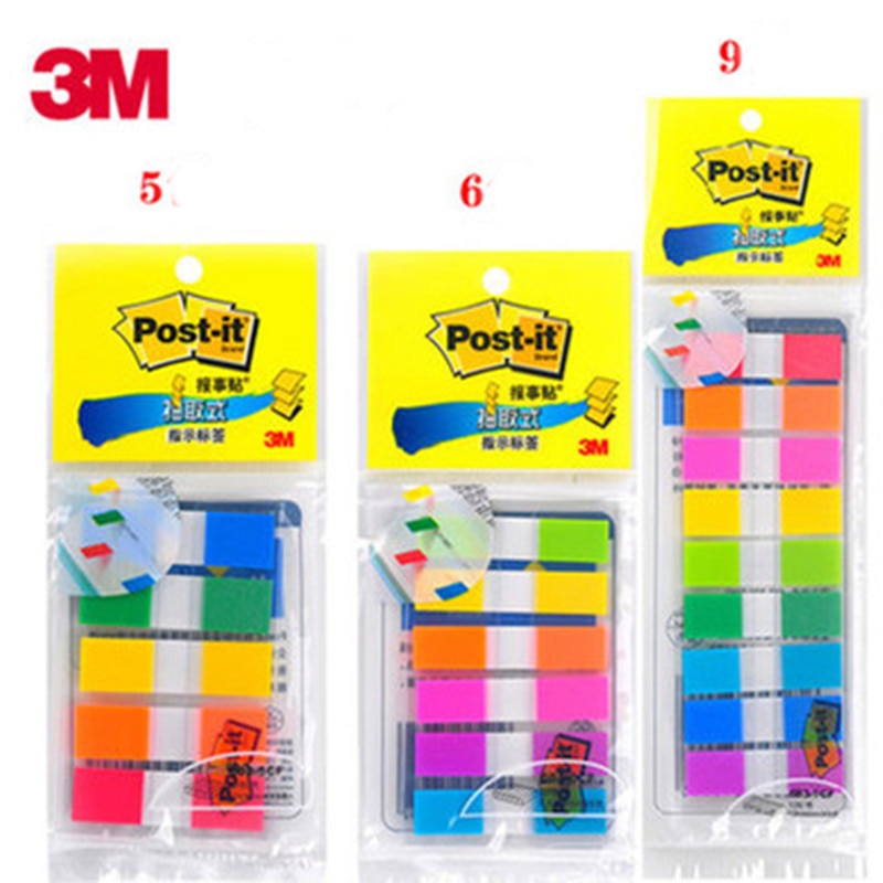 3M Removable indicator label 683-9CF/6CF/5CF color pagination label ...