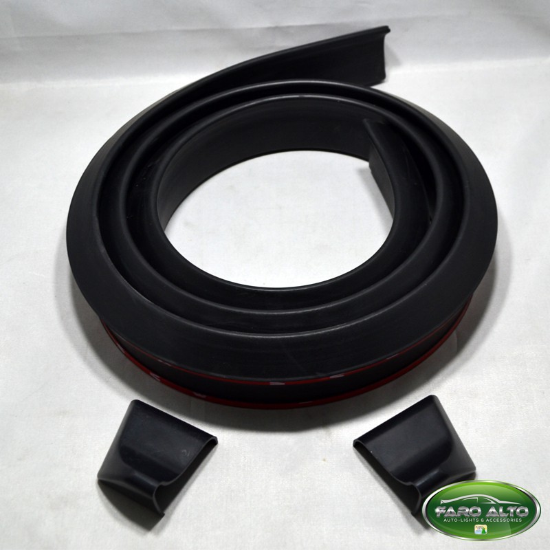 Samurai Ducktail Rubber Rear Spoiler Black | Shopee Philippines