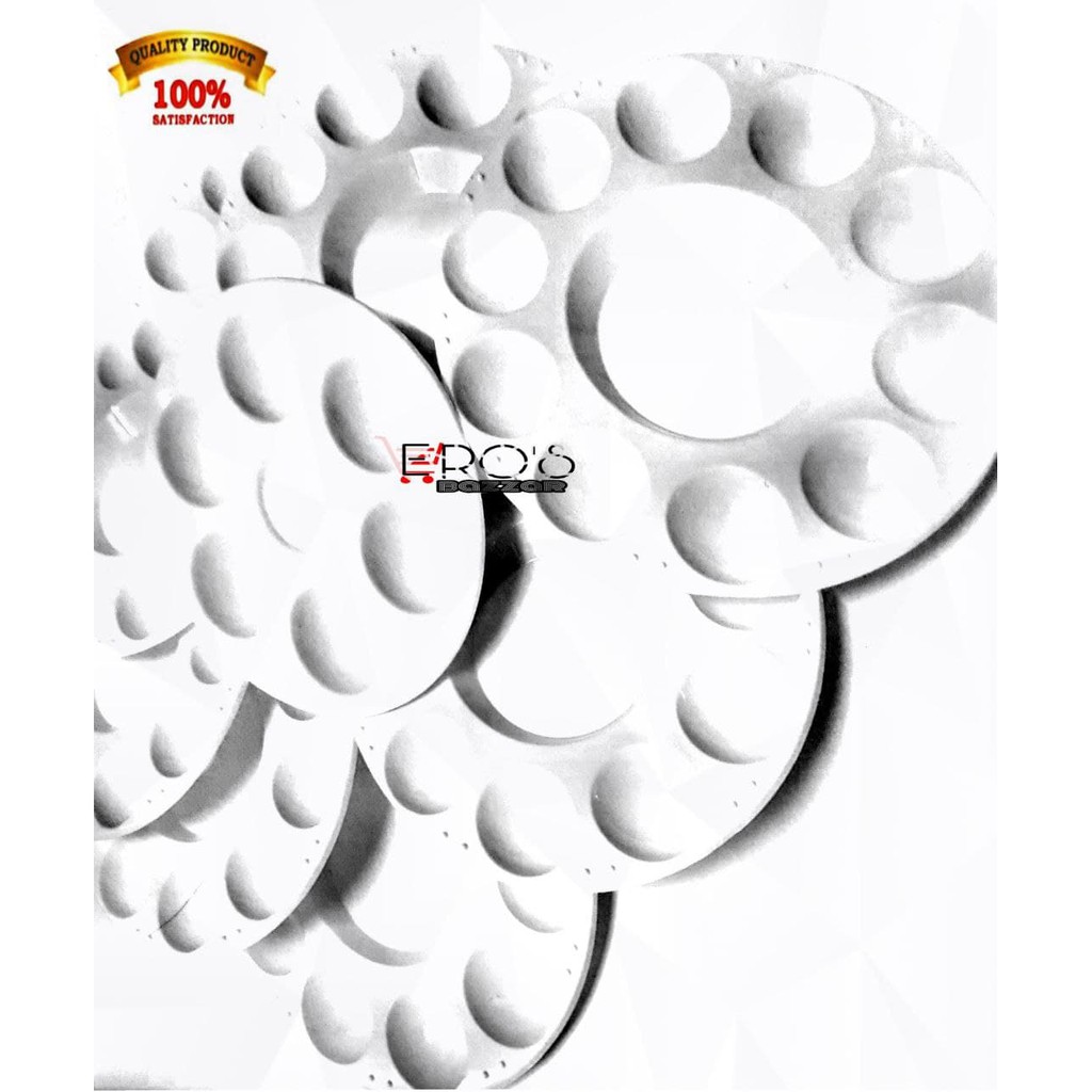 Mixing Plate Plastic Round For Painting | Shopee Philippines