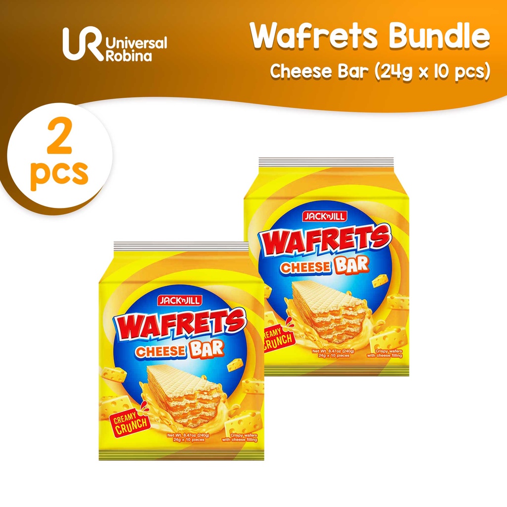 2 x Wafrets Cheese Bar (24g x 10) | Shopee Philippines