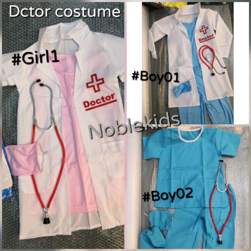 Doctor Career Costume For kids Girl/Boy | Shopee Philippines