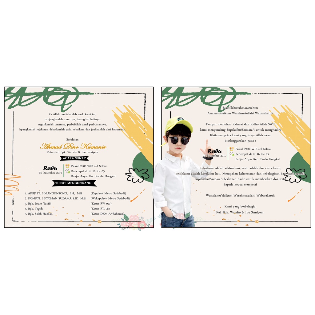 Free PLSTK PRINT PRINT large circumcision invitations free fast ...