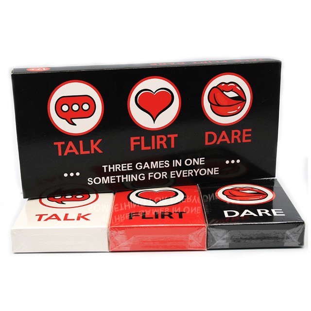 Talk, Flirt or Dare Romantic Talk Card Game Couple Games | Shopee ...