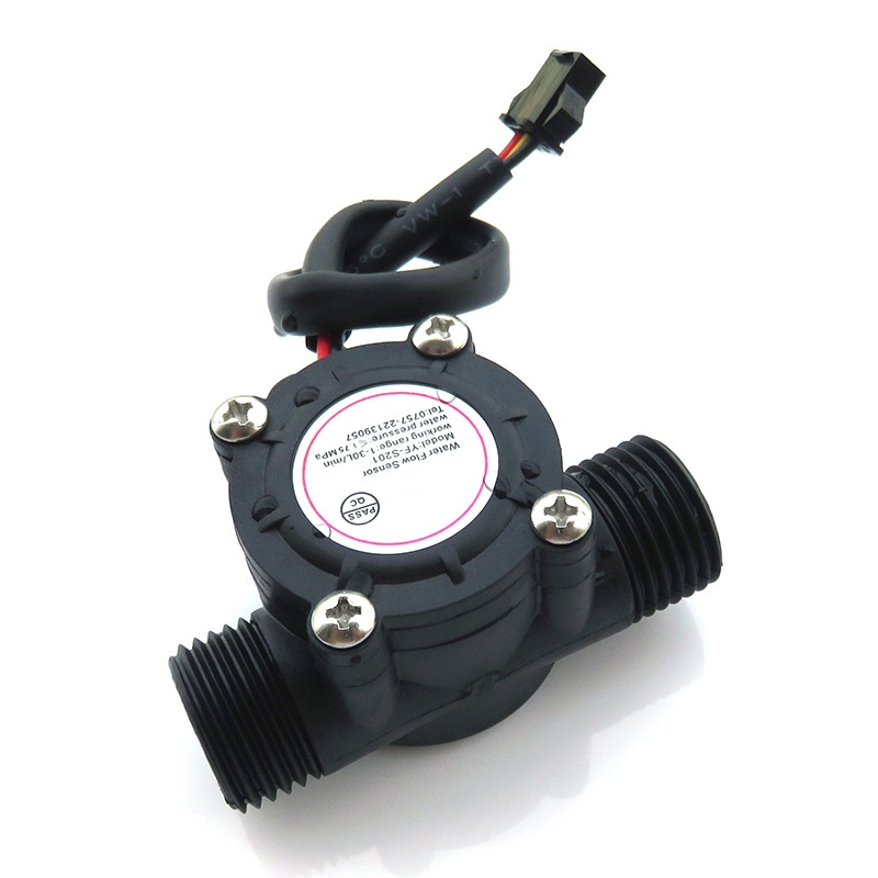 1/2" 3/4" 1"Water Flow Sensor Flowmeter Hall Flow Sensor Water Control ...