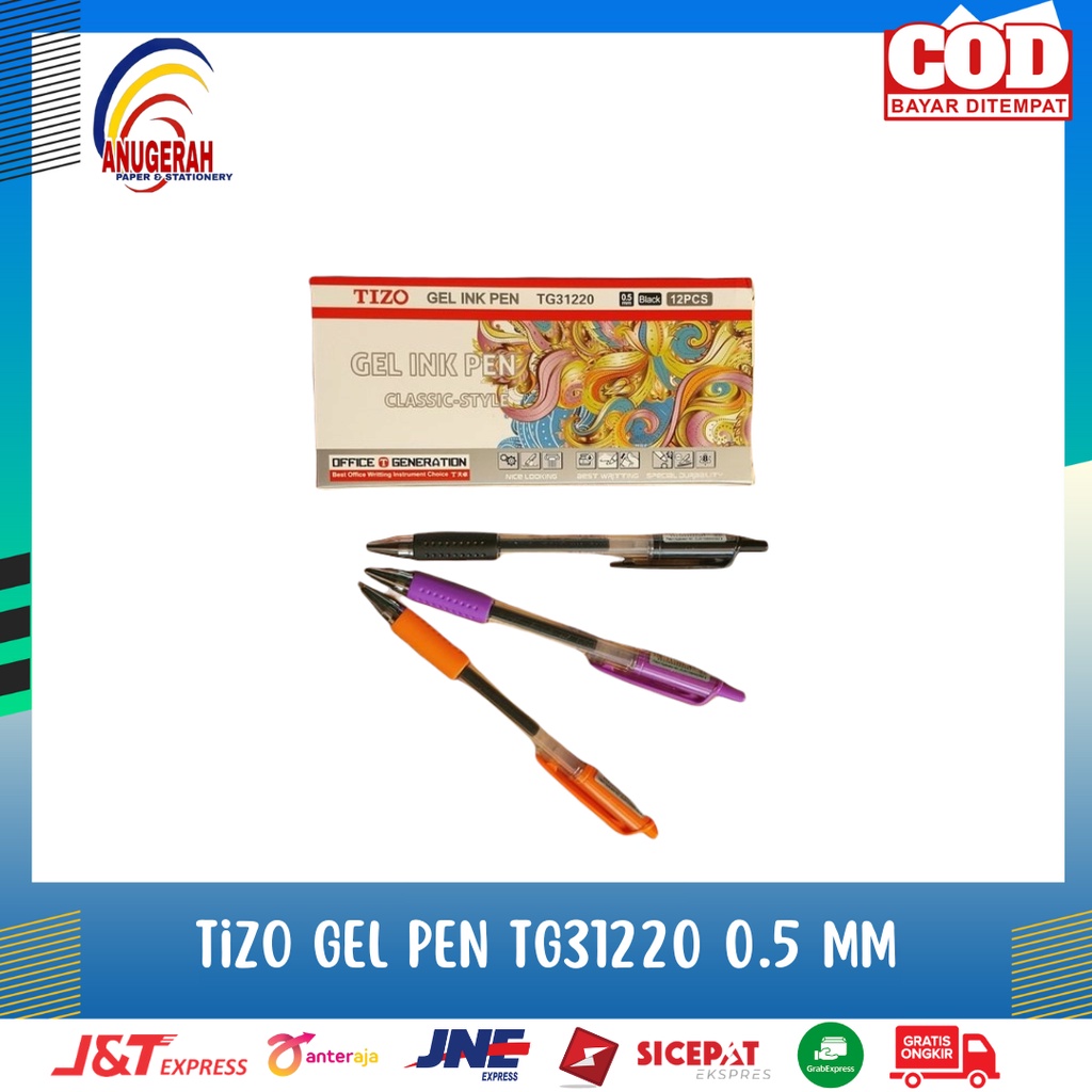 TIZO TG-31220 gel ballpoint pen (PCS) | Shopee Philippines
