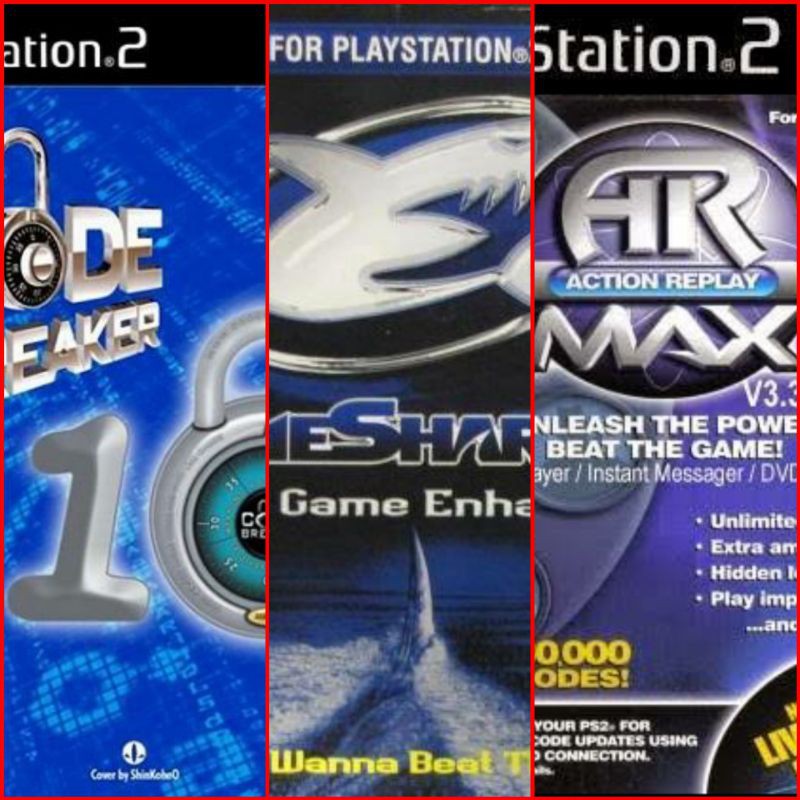 PS2 PlayStation 2 Games AR Max / Game Shark / Code Breaker (Read ...