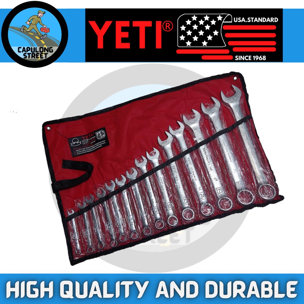 Capulong Street Y Eti Brand 14Pcs Combination Wrench Liyabe 8Mm-32Mm ...