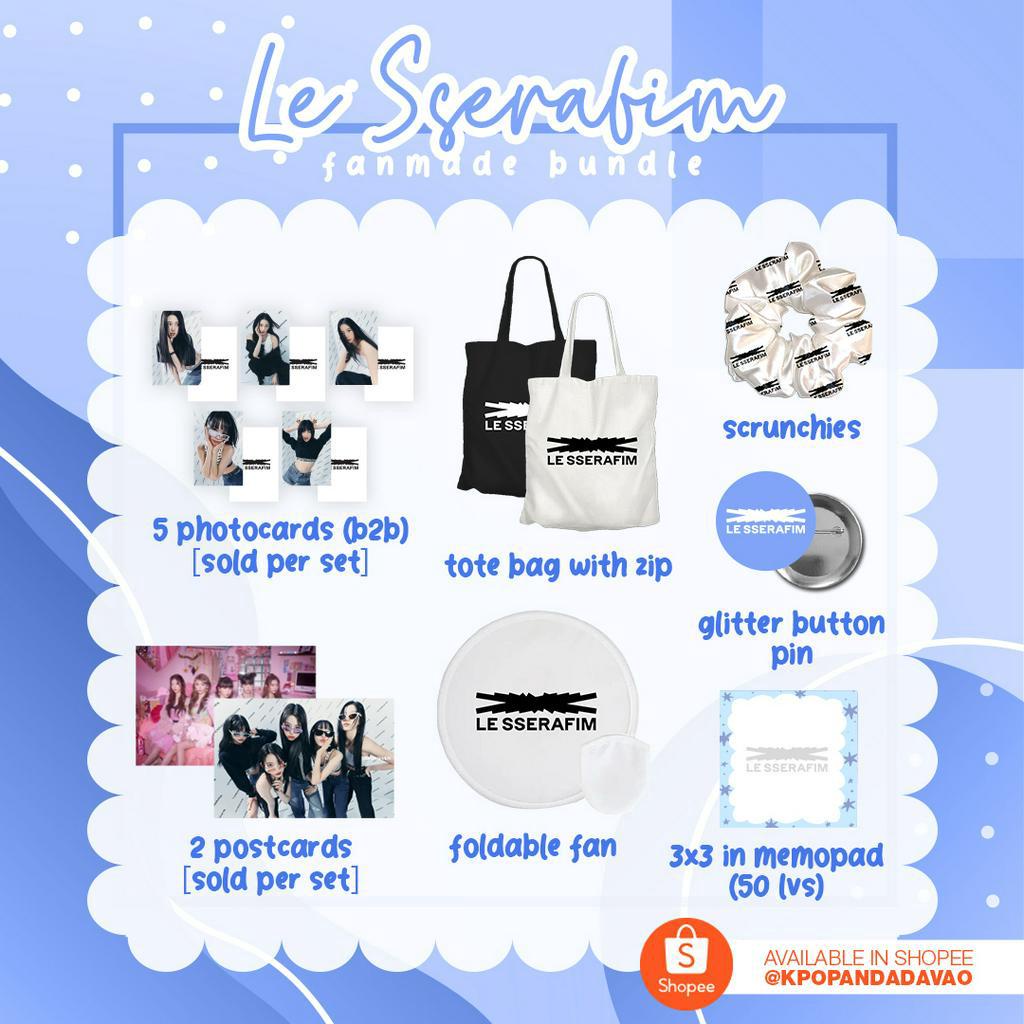 KPOP LE SSERAFIM BUNDLE MERCHANDISE | Shopee Philippines