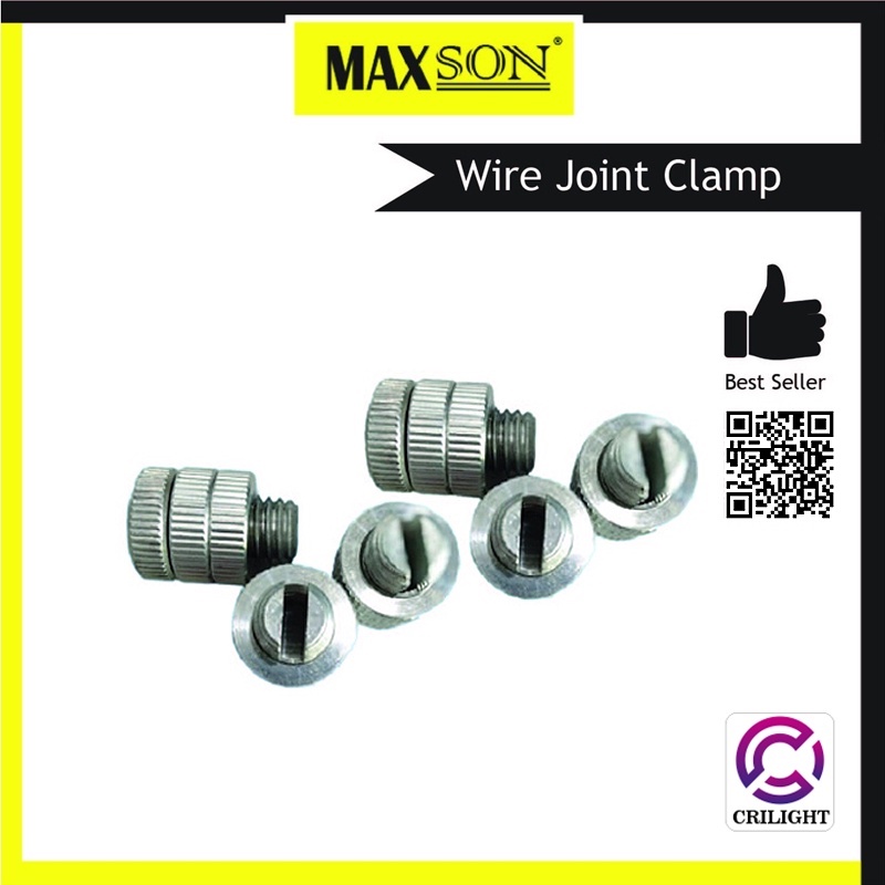 MAXSON ALUMINIUM WIRE JOINT CLAMP Wire Connector Pagar Elektrik ...