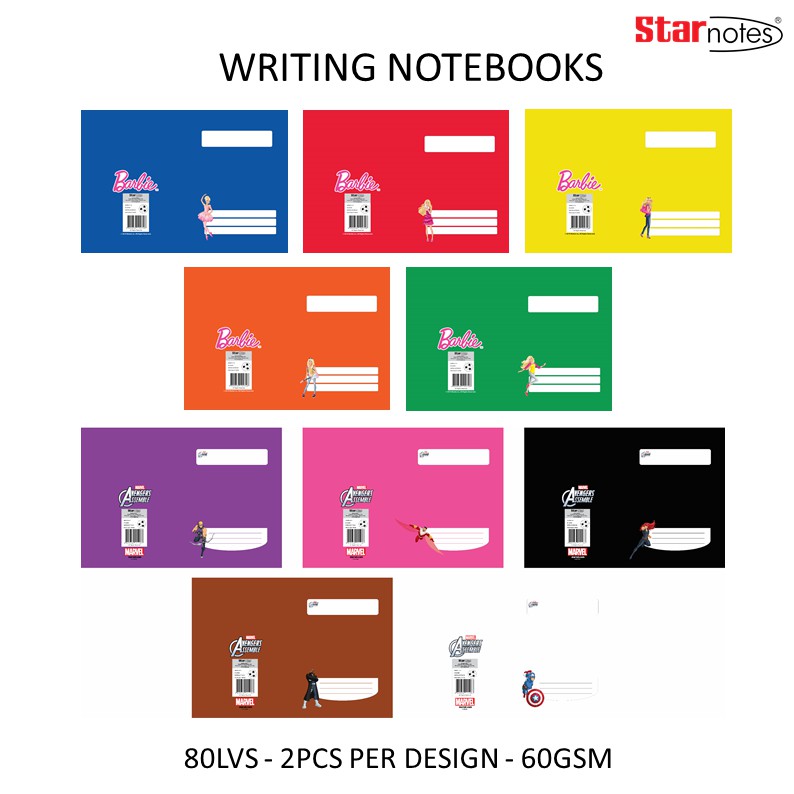 Starnotes Character Writing Notebooks (Color Coded) | Shopee Philippines