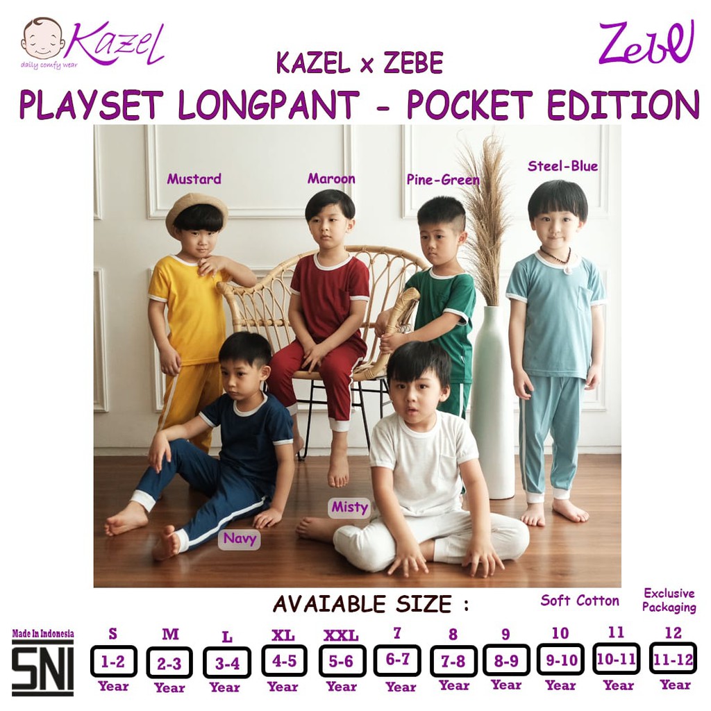 Kazel X Zebe Playset Longpants 2 - Pocket Edition Part 2 | Shopee Philippines