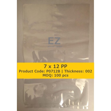 PP Plastic Bags 7 to 14 inches (100pcs) | EZPLASTICPH | Shopee Philippines