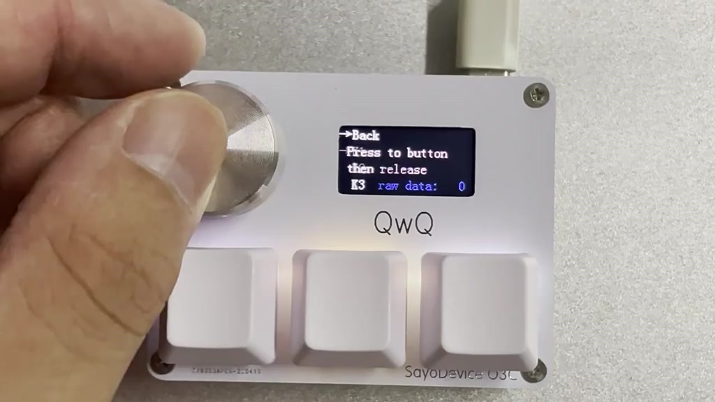 Sayobot O3C OSU Keypad Macro Mechanical Keyboard IPS Color Screen Knob ...