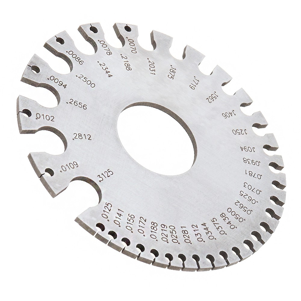 A3C08 Round Wire Gage Wire Sheet Diameter Gauge | Shopee Philippines
