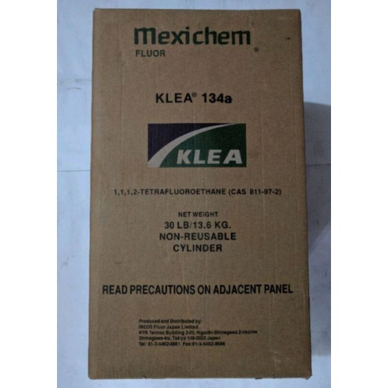 Freon Refrigerant Klea R134a Mexichem (13.6kg) 134a | Shopee Philippines