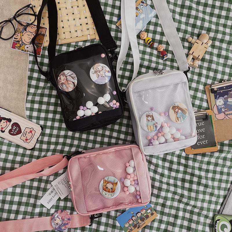 Small Multi-colors Ita Bag Daily DIY Badges Display Crossbody Bag ...