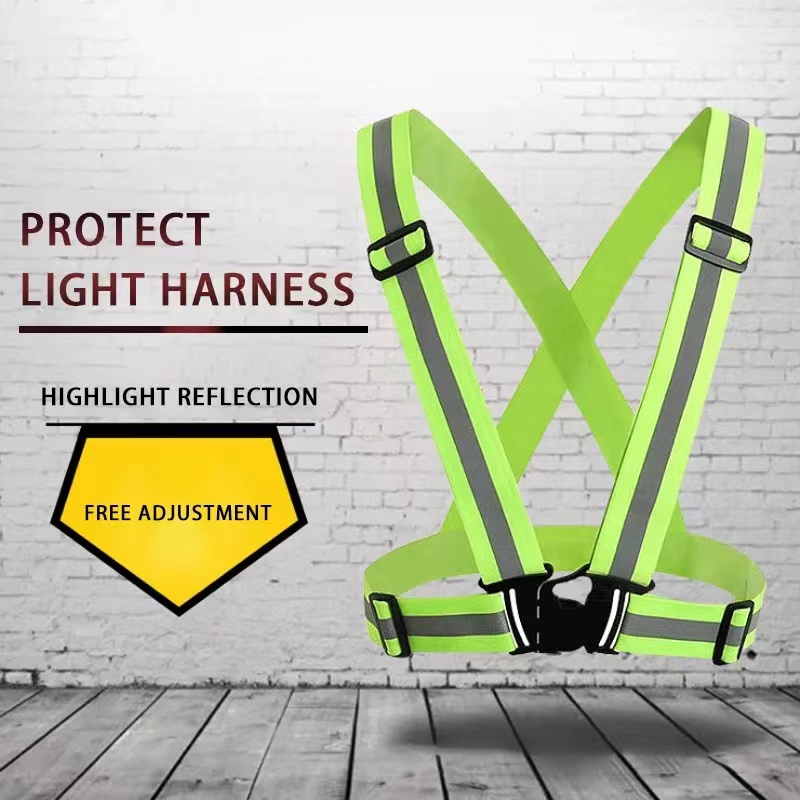 Preferred High Visibility Lightning Reflective Safety Strap Vest Belt ...