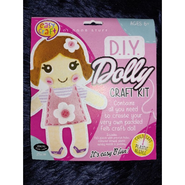 Oi Good Stuff DIY Dolly Craft Kit Felt Craft for Kids Girls | Shopee ...