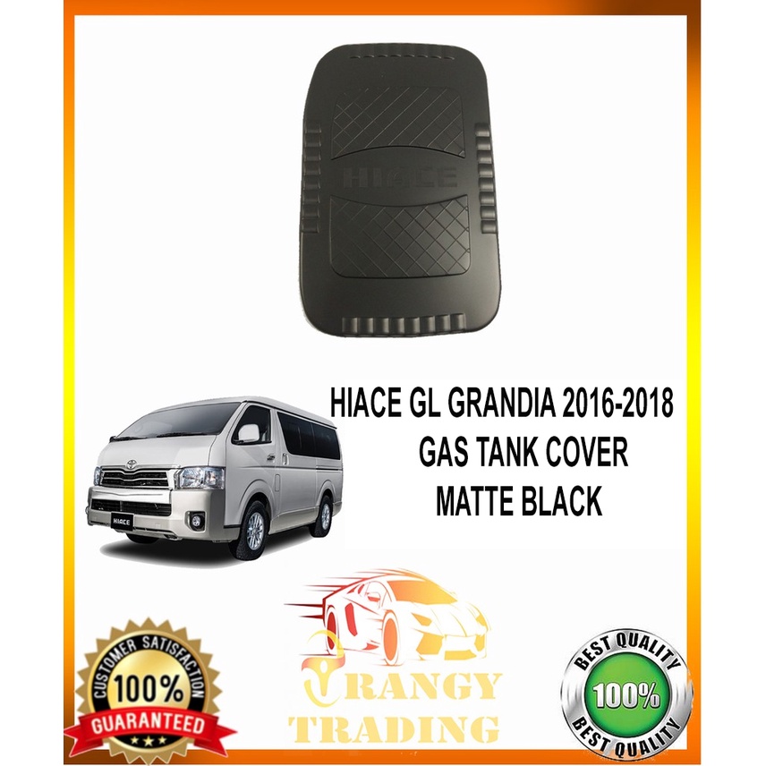 Toyota Hiace GL Grandia 2016 to 2018 Gas Tank cover matte black 2017 ...