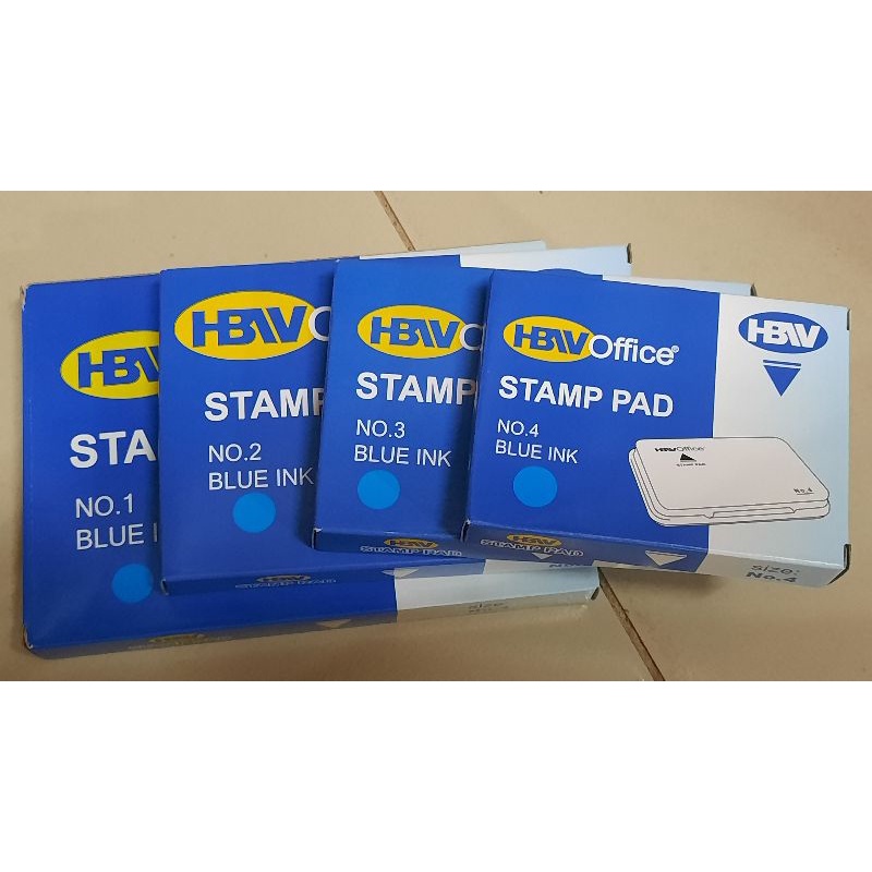 HBW Office Stamp Pad (No.1, No.2, No.3 & No.4) | Shopee Philippines