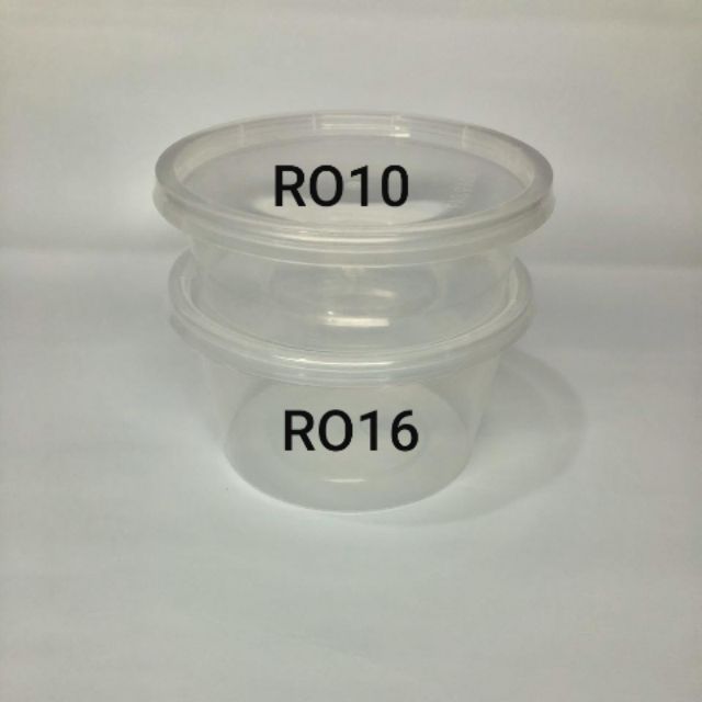 Microwavable Containers RO10(20php) and RO16(25php) clear 5pcs per ...
