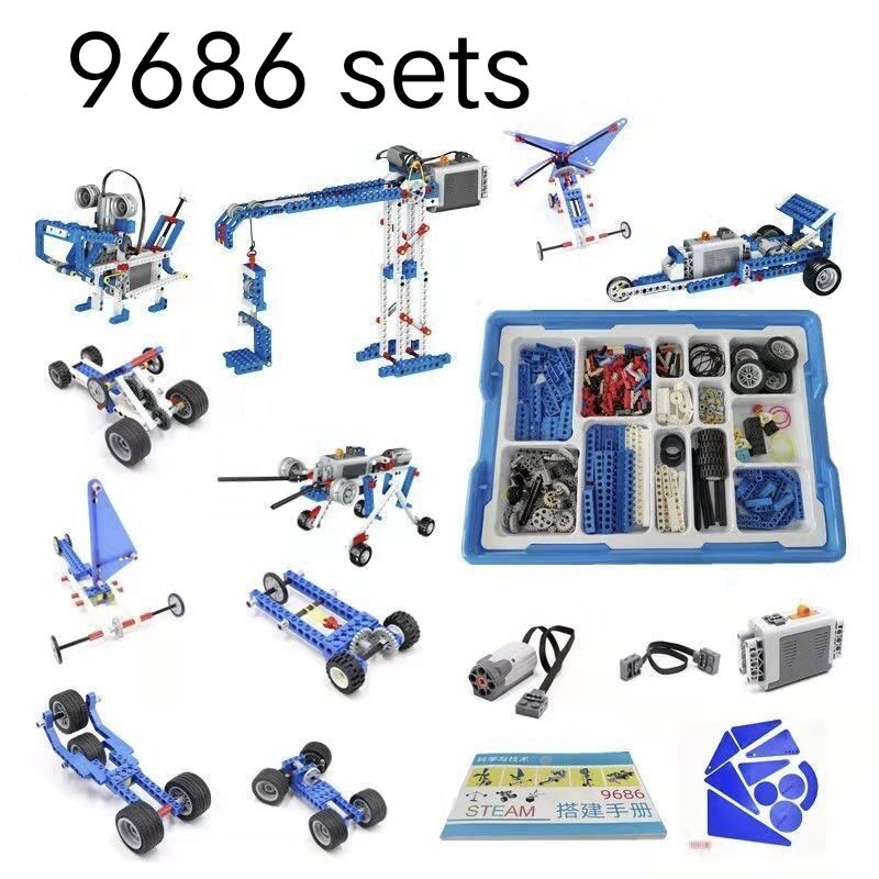 Moc Building Block Programming Robot 9686 Mechanical Group Teaching Aids Assembling Educational ...