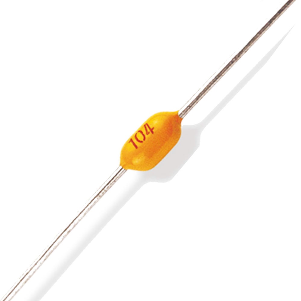3pcs 100nF 0.1uF 104 50V Axial Leaded Multilayer Ceramic Capacitor ...