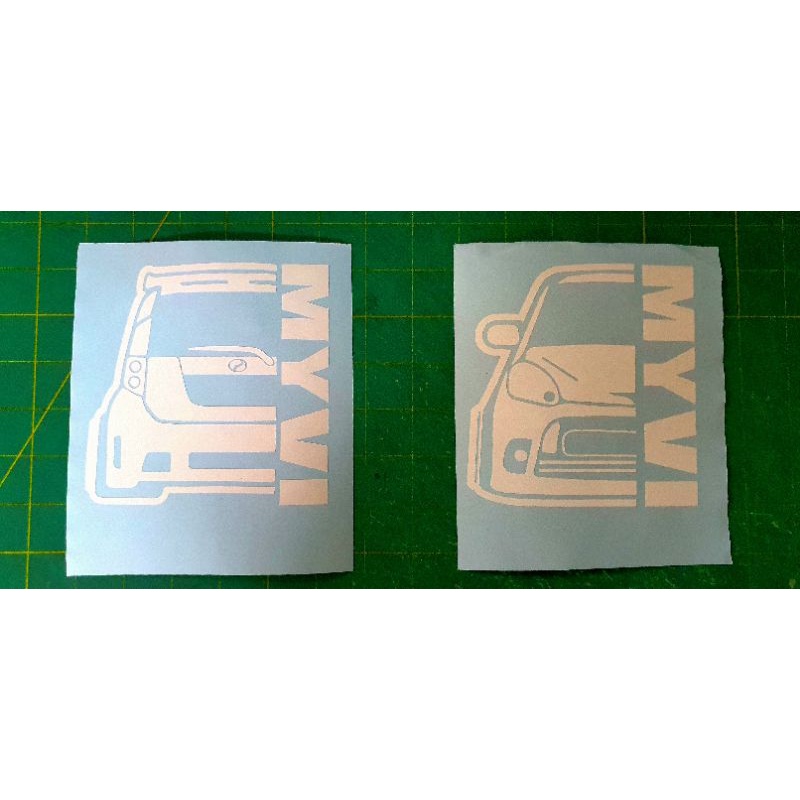 MYVI STICKER,PERODUA MYVI, STICKER CERMIN, BUMPER DAN BODY | Shopee ...