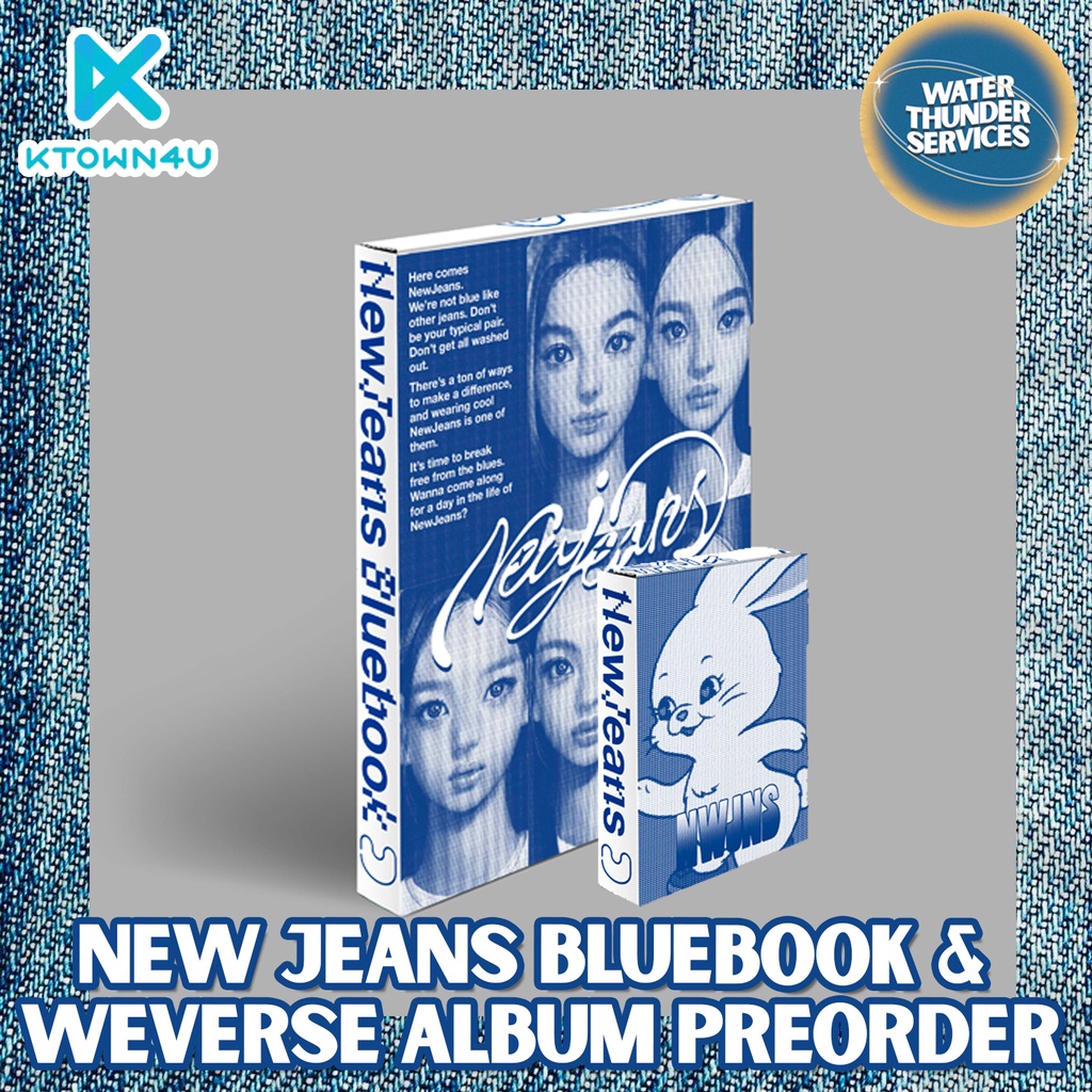 NewJeans 1st Ep 'New Jeans' Bluebook & Weverse Version Album PREORDER | Shopee Philippines