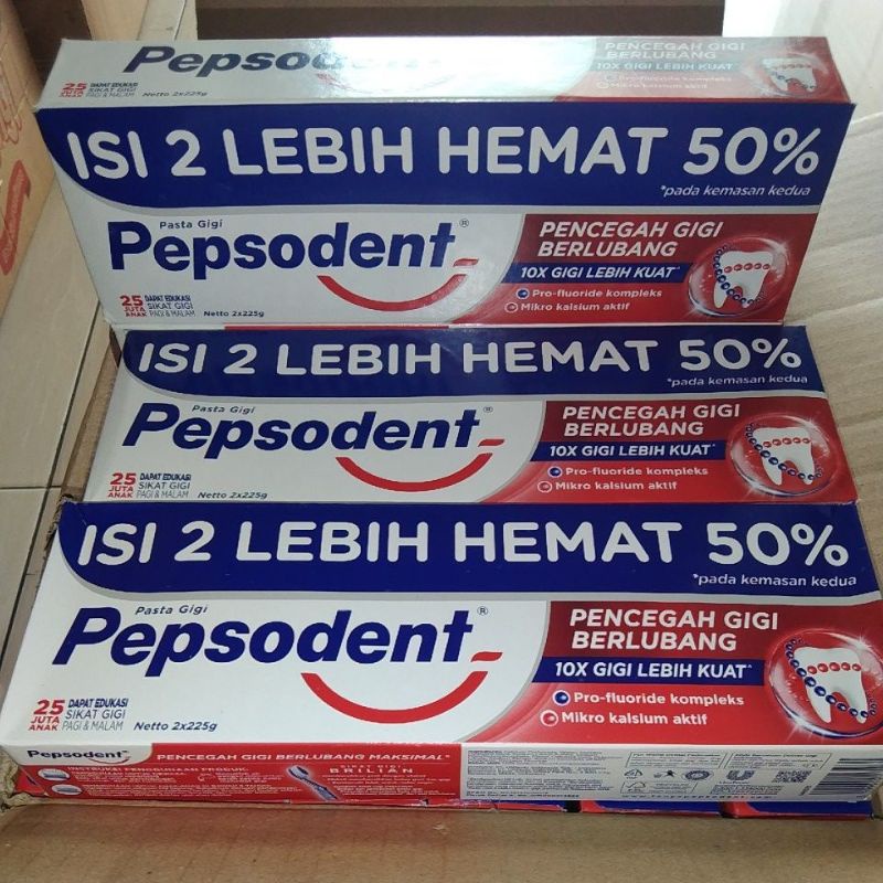 Expired 2026 Pepsodent Toothpaste 225 Gr contents 2 / Pepsodent ...