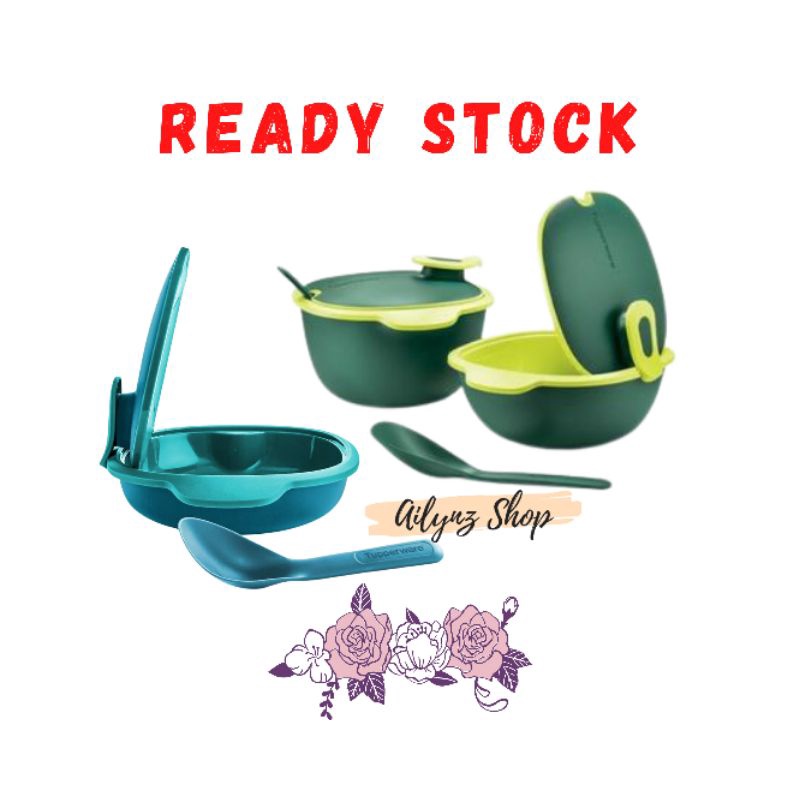 TUPPERWARE SERVING SET WARMIE TUP FOOD STORAGE FOOD CONTAINER BEKAS ...